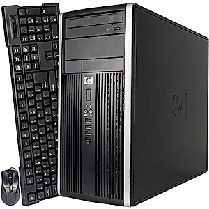 HP Compaq Elite 8300 TW MiniTower High Performance Business Desktop PC, Intel Quad Core i7-3770 3.4GHz, 8GB RAM, 128GB SSD + 500GB HDD, DVD, VGA, USB 3.0, WiFi, Windows 10 Pro (Renewed)