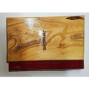 Bethlehem Gifts TM Olive Wood Bible La Santa Biblia Red-Letter King James Version Old and New Testament (Spanish Version)