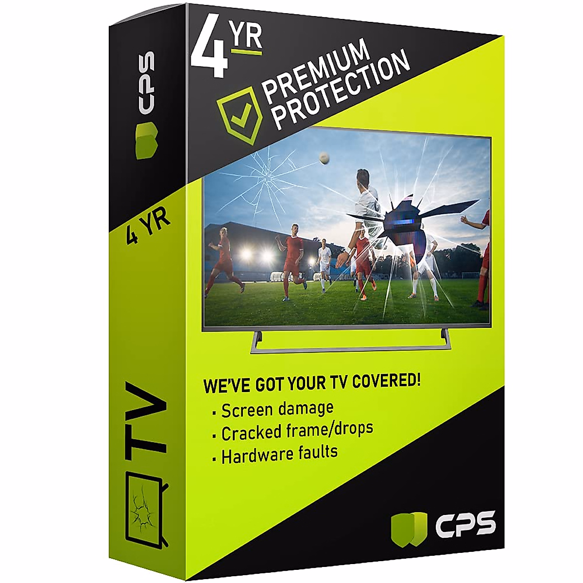 SAMSUNG QN55LS03AA 55 Inch The Frame QLED 4K Smart TV Bundle with Premium 4 YR CPS Enhanced Protection Pack