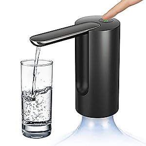 tobelife 5 Gallon Foldable Water Dispenser, Portable Water Bottle Pump, Wireless Electric Generic Gallon Bottle Water Pump, Automatic Drinking Pure Water Dispenser, Ideal for Home, Office, Outdoor