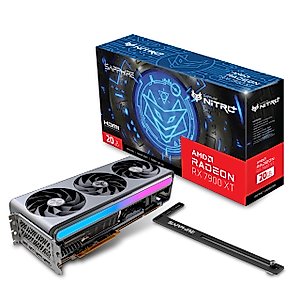 Sapphire 11323-01-40G Nitro+ AMD Radeon RX 7900 XT Vapor-X Gaming Graphics Card with 20GB GDDR6, AMD RDNA 3