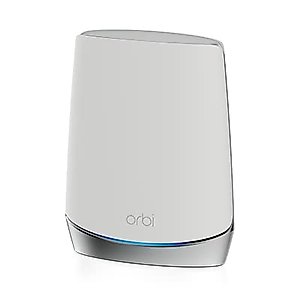 Orbi RBR750 Whole Home AX4200 Tri-Band Mesh WiFi 6 System (Router Only), White (Renewed)