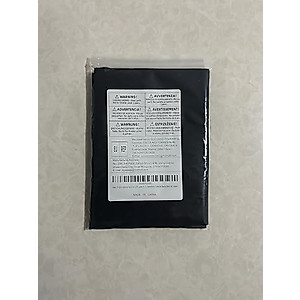 TinaKim Ribbing Fabric for Cuffs, Jacket Hoodies Waistbands Neckline Material, for Sweatshirts Costume Sewing (Black 68, 43x8in)