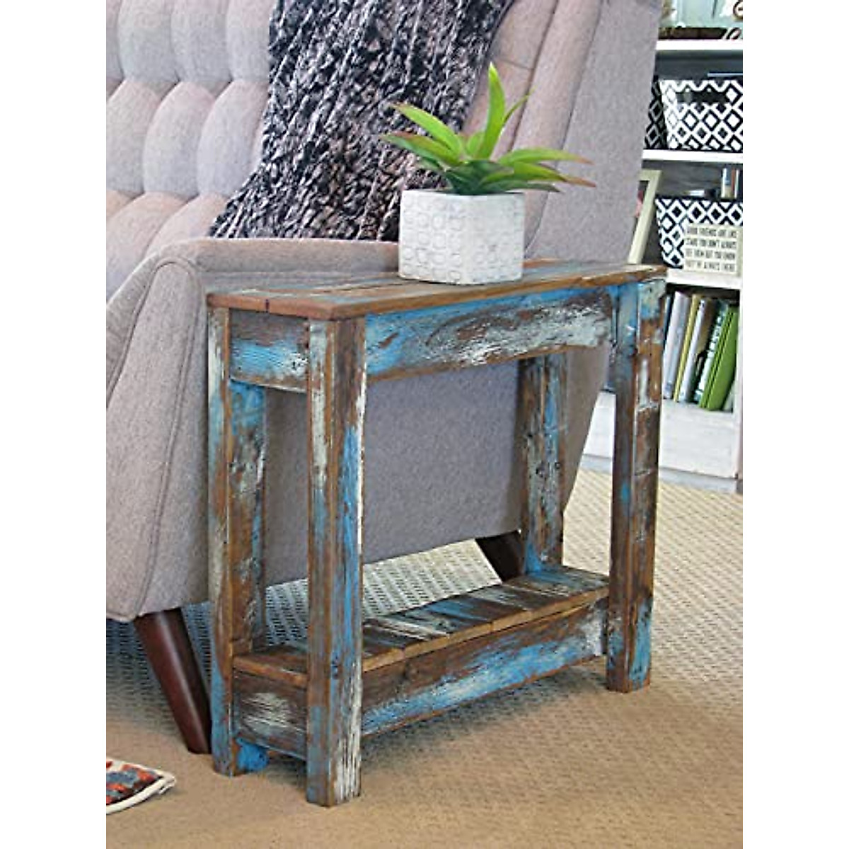 Heavily Distressed Side Table