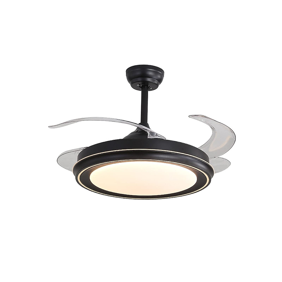 YUEGOO Ventiladores De Techo con Lámparas, Lámpara De Ventilador De Techo, Ventilador De Techo Moderno De 48 "Con Luces Colgantes De Control Remoto Industrial Ligero Para la Sala De Estar De Interiore