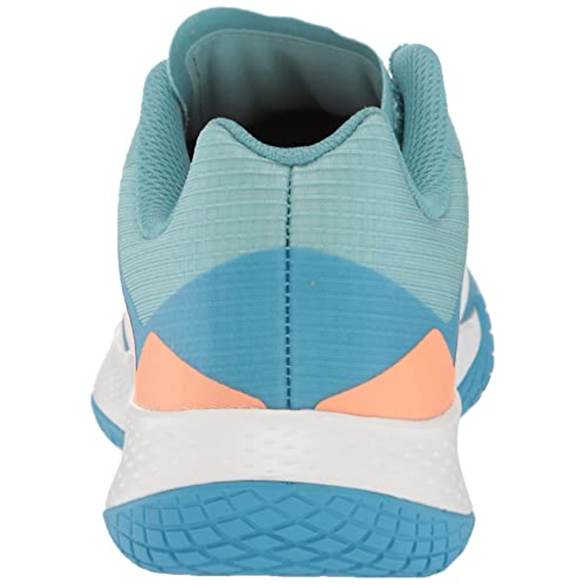 adidas Women's Forcebounce 2.0 Running Shoe, White/White/Pulse Blue, 9.5