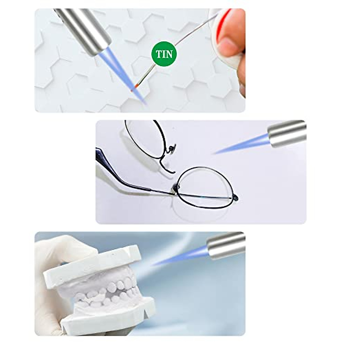 PAPA LONG Chic Refillable Long Butane Torch Lighter with Powerful Single Jet Flame for Kitchen Brulee Cooking BBQ Camping(No Butane included)