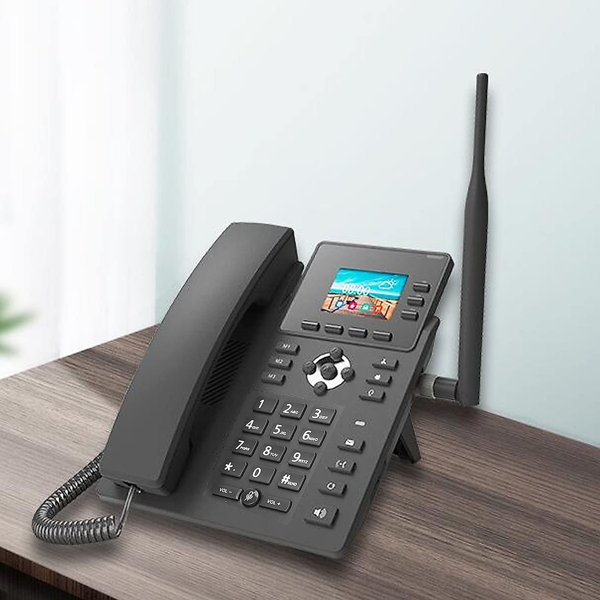 SIP Phone, Call Recording100‑240VVOIP PhoneVoice MailFor Office3 Lines for Business (US Plug)