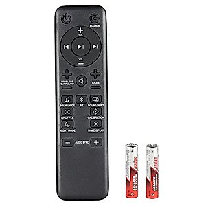 Remote Control Compatible with JBL Soundbar 5.1/3.1/2.1 JBLBAR51BLKAM JBLBAR51BLKEP JBLBAR51BLKAM-Z JBLBAR51IMBLKBR JBLBAR51IMBLKAS Channel 4K Ultra HD Soundbar System with Batteries