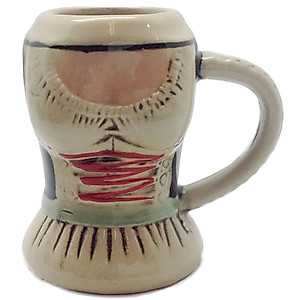 Oktoberfest Dirndl Ceramic Shot Glass-2.5"