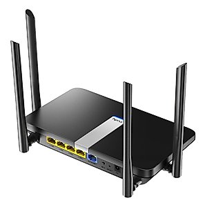 Cudy New AX 1800Mbps WiFi 6 Mesh Router, AX1800 2.4G 5G Gigabit Wireless Internet Router for Home and Office, Gaming, VPN Router, OpenWRT, OpenVPN, Long Range, X6