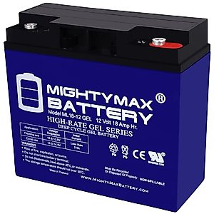 Mighty Max Battery 12V 18AH GEL Battery for Jump n Carry JNC660 JNCAIR JNC 660