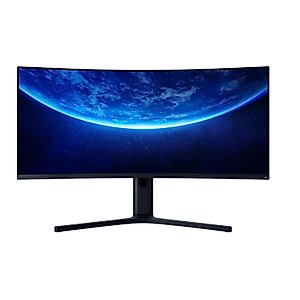 Xiaomi Mi Curved Gaming Monitor 34 Inch with AMD FreeSyncPremium (WQHD 3.440 x 1.440, 21:9, 144Hz, 4ms, 300lm, 121% sRGB, 2 HDMI, 2 Display Port, Audio Out, TUV Certified Blue Light Reduction)