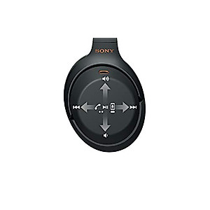 Sony WH1000XM3 Noise Cancelling Headphones, Wireless Bluetooth Over the Ear Headset – Black (2018 Version)