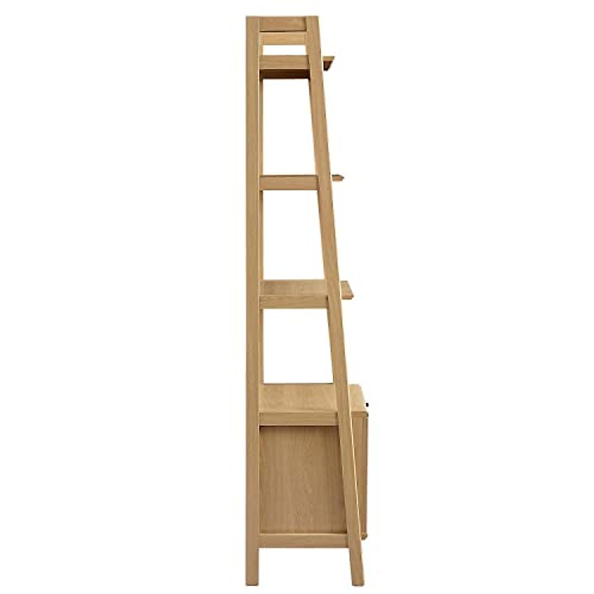 Modway 21" Bookshelf Display Case in Oak