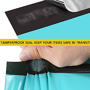 UCGOU Poly Mailers 19x24 Inch Teal 50 Pack Extra Large Shipping Bags Strong Thick Mailing Envelopes Self Seal Adhesive Waterproof and Tear Proof Boutique Postal for Clothing Quilt and More