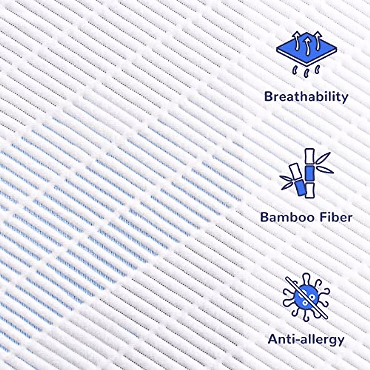 BedStory 2 Inch Full Size Memory Foam Mattress Topper Firm, Pain-Relief Bed Topper, Enhanced Cooling Pad, Gel Infused High-Density Foam Motion Isolation, Skin-Friendly Cover CertiPUR-US Certified