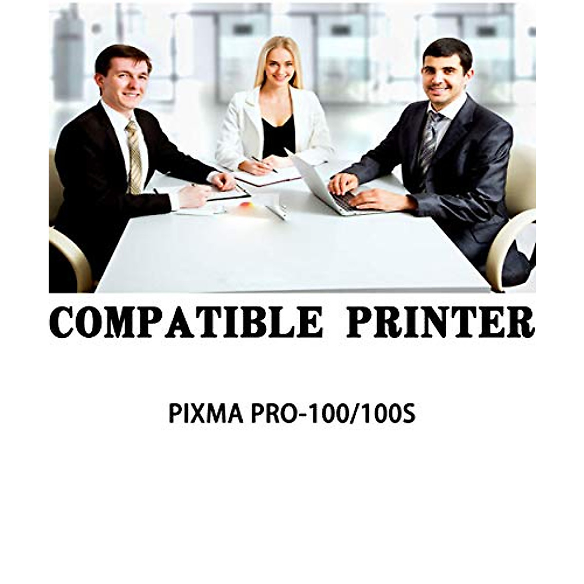 ColorPrint Compatible CLI42 Ink Cartridge Replacement for Canon CLI-42 CLI 42 for PIXMA Pro-100 Pro100 Pro-100s Pro100S Pro 100S 100 Laser Printer (8-Pack, BK/C/M/Y/PC/PM/GY/LG)