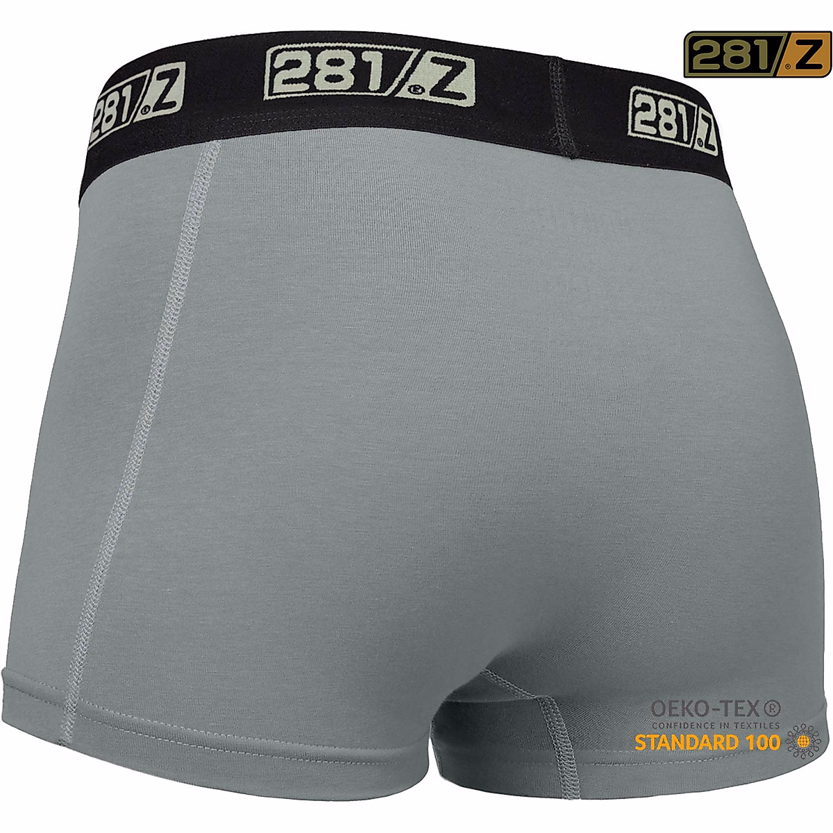 281Z Military Underwear Cotton 2-Inch Boxer Briefs - Tactical Hiking Outdoor - Punisher Combat Line (X-Large, Foliage Green (2 Pack))