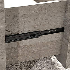 Sauder Manhattan Gate Coffee Table, L: 31.02" x W: 30.95" x H: 16.06", Mystic Oak finish