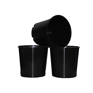Black Offering, Donation, Ice Buckets, 176 Ounces, Pack 3