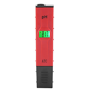 GLOGLOW PH Tester, Auto Temperature Compensation PH Meter Pen, for Aquarium Food Beverage School Laboratories Drinking Water