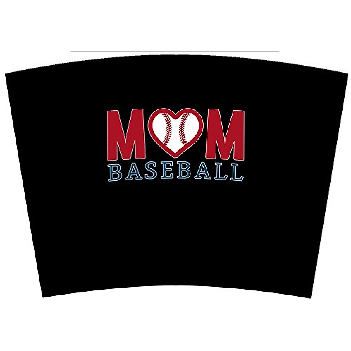 Mugzie 20 Ounce MAX Stainless Steel Travel Mug with Wetsuit Cover - Baseball Mom