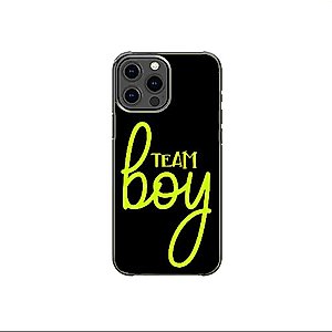 Team Boy Sweet Cute Sarcastic Funny Pattern Art Design Anti-Fall and Shockproof Gift iPhone Case (iPhone XR)