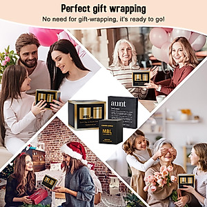 Sister Gifts Birthday Candles for Sisters - Sisters Gifts from Sister, Sister's Last Nerve Lavender Candle and Wood Sign Birthday Christmas Thanksgiving Best Sister Ever Gift for Sister Sis by MBL