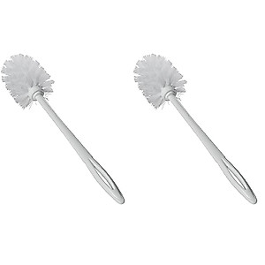 Rubbermaid Commercial 14.5 Inch Toilet Brush, Toilet Bowl-Cleaner for Bathroom, Scrub Brush for Toilet (Pack of 2)