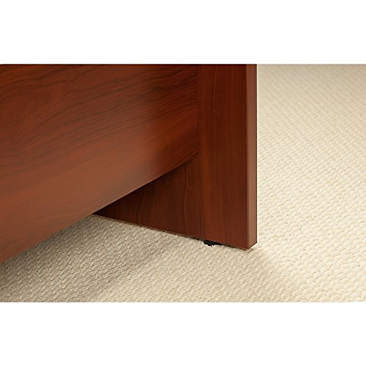 Bush Business Furniture Series C Elite 72W x 36D Bowfront Desk Shell with 42W Return in Hansen Cherry