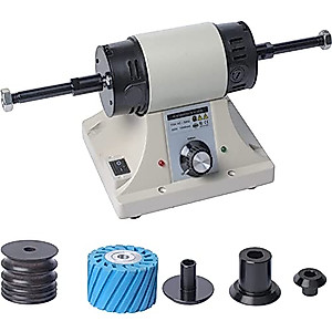 Leather Polishing Burnishing Machine, Leather Edge Grinding Kit Adjustable Rosewood Grinding Head Sander Buffing Motor for All Vegetable Tanned Leather 8000rpm 110V