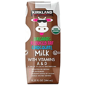 Organic Milk Chocolate | Grass Fed Vegan Milk With 8g Protein | Shelf Stable Single Serve Cartons | On-The-Go | 8.25 FL oz 6 Pack | Every Order is Elegantly Packaged in a Signature BETRULIGHT Branded Box!