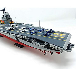Atlantis USS Ticonderoga CV-14 1/500 Angled Deck Aircraft Carrier Toy and Hobby Plastic Ship Model kit Made in The USA