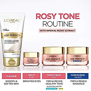 L'Oreal Paris Age Perfect Rosy Tone Anti-Aging Eye Cream, For Dark Circles & Wrinkles .5 oz