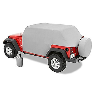 Bestop 8104009 Charcoal All Weather Trail Cover for 2007-2018 Wrangler 2-door