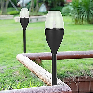 Outdoor lights Solar Outdoor LED Home Decoration Light Villa Garden Light Outdoor Waterproof Lawn Garden Landscape Candle Light (Size : Solar candle lawn lights warm)
