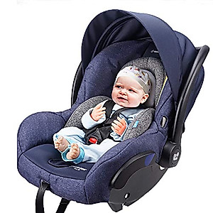 COOLBEBE New 2-in-1 Head & Body Supports for Baby Newborn Infants - Extra Soft Stroller Cushion Pads Car Seat Insert, Prefect for All Seasons
