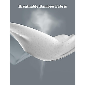 Ferlizer Waterproof 3" [King] Mattress Topper Cover Ultra Soft & Corner Straps, CertiPUR-US Certified, Grey