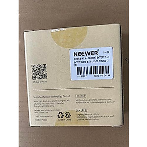 NEEWER Mini V Mount Battery Plate for BP-V47 BP-V95 BP-150WS BP-190WS, with 1/4" Threads and Quick Release Button Compatible with SmallRig Cage Rig 15mm Rod Clamps Compatible with Tilta, PS001