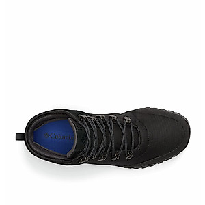 Columbia Men's Fairbanks Mid Hiking Shoe, Black/Shark, 10