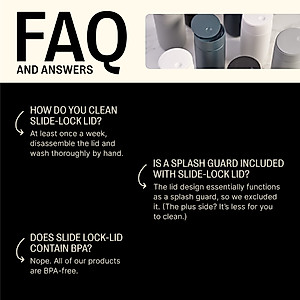 Fellow 16 oz Carter Slide Travel Coffee Mug with Slide-Lock lid - Leak Proof To-Go Coffee Tumbler with Ceramic Interior and Vacuum-Insulated Stainless Steel - Coffee Cups - Stone Blue