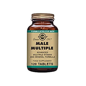 Solgar Male Multiple, 180 Tablets - Multivitamin, Mineral & Herbal Formula for Men - Advanced Phytonutrient - Vegan, Gluten Free, Dairy Free - 90 Servings