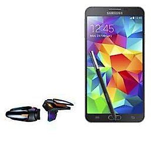 BoxWave Gaming Gear Compatible with Galaxy Note 4 - Touchscreen QuickTrigger Auto, Trigger Buttons Autofire Gaming Mobile FPS - Jet Black