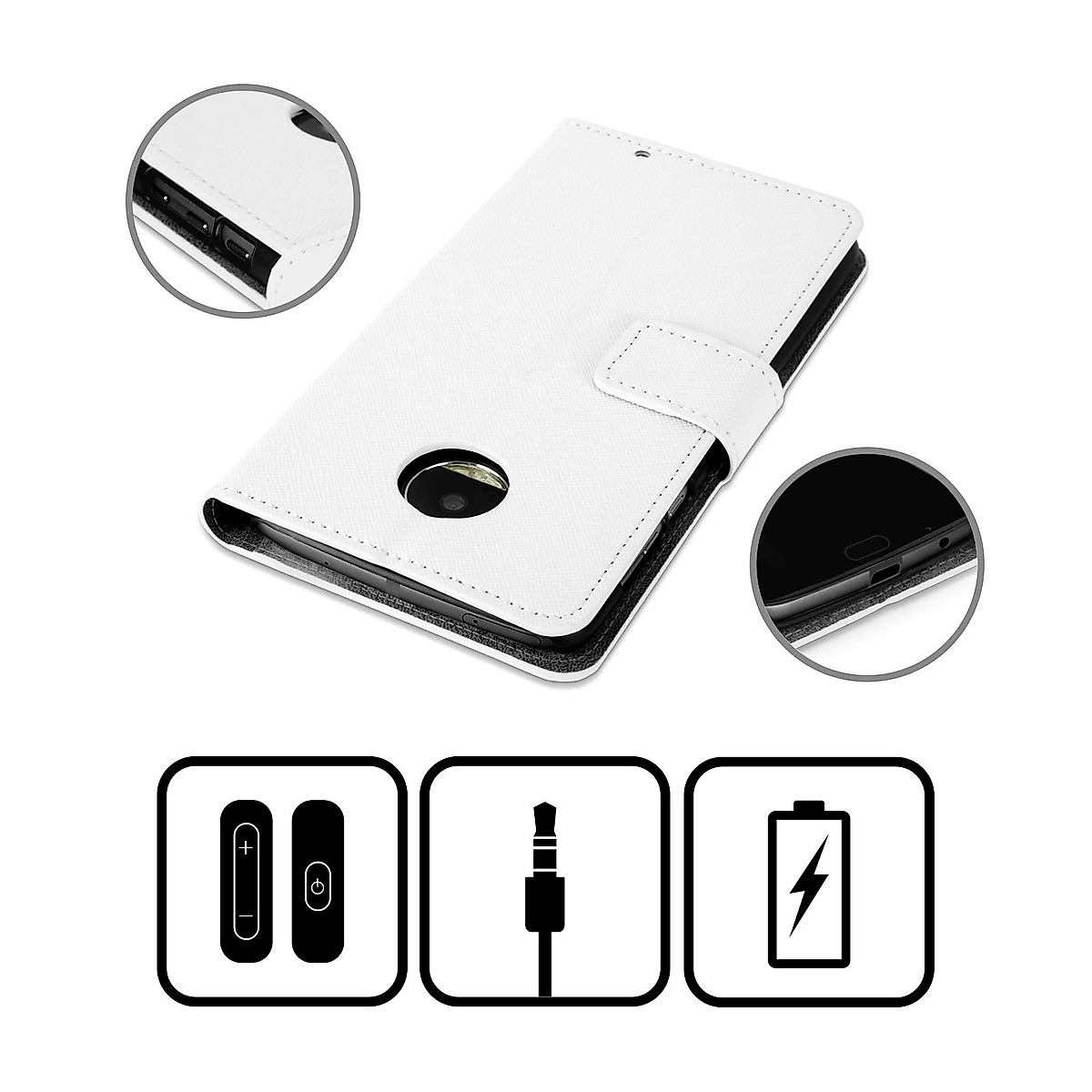 Head Case Designs Officially Licensed Harry Potter: Magic Awakened Dumbledore Card Characters Leather Book Wallet Case Cover Compatible with Motorola Edge 30 Neo 5G