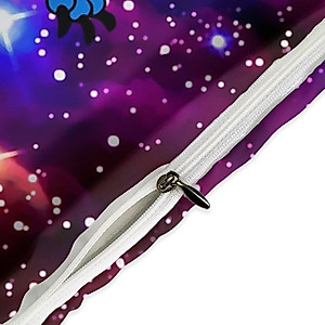 LUSTROVA 3 Pcs Cute Anime Cartoon Comforter Bed Sets with 1 Quilt Cover 2 Pillowcases 3D Printed Lightweight Bedding Sets Gifts for Girls Boys Kids Adults 68""X90"", Twin