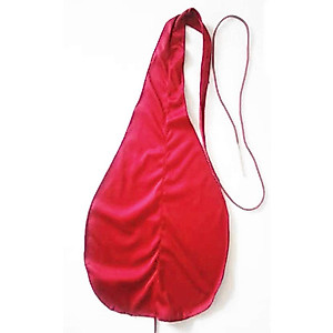 Jiayouy Silk Oboe Swab Instrument Cleaner Cloth for Flute Oboe Clarinet Saxophone - Wine Red