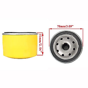 YTH18542 Air Filter Oil Filter Tune Up Kit for Husqvarna YTH22V46 YTH24V48 Z254 YTH2348 Z246 YTA18542 YTA22V46 YTA24V48 YTH24V54 Mower w/ 17.5hp 19.5hp 20hp 21hp B&S Engine