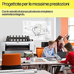 HP Designjet T1600 Postscript Inkjet Large Format Printer - 36" Print Width - Color