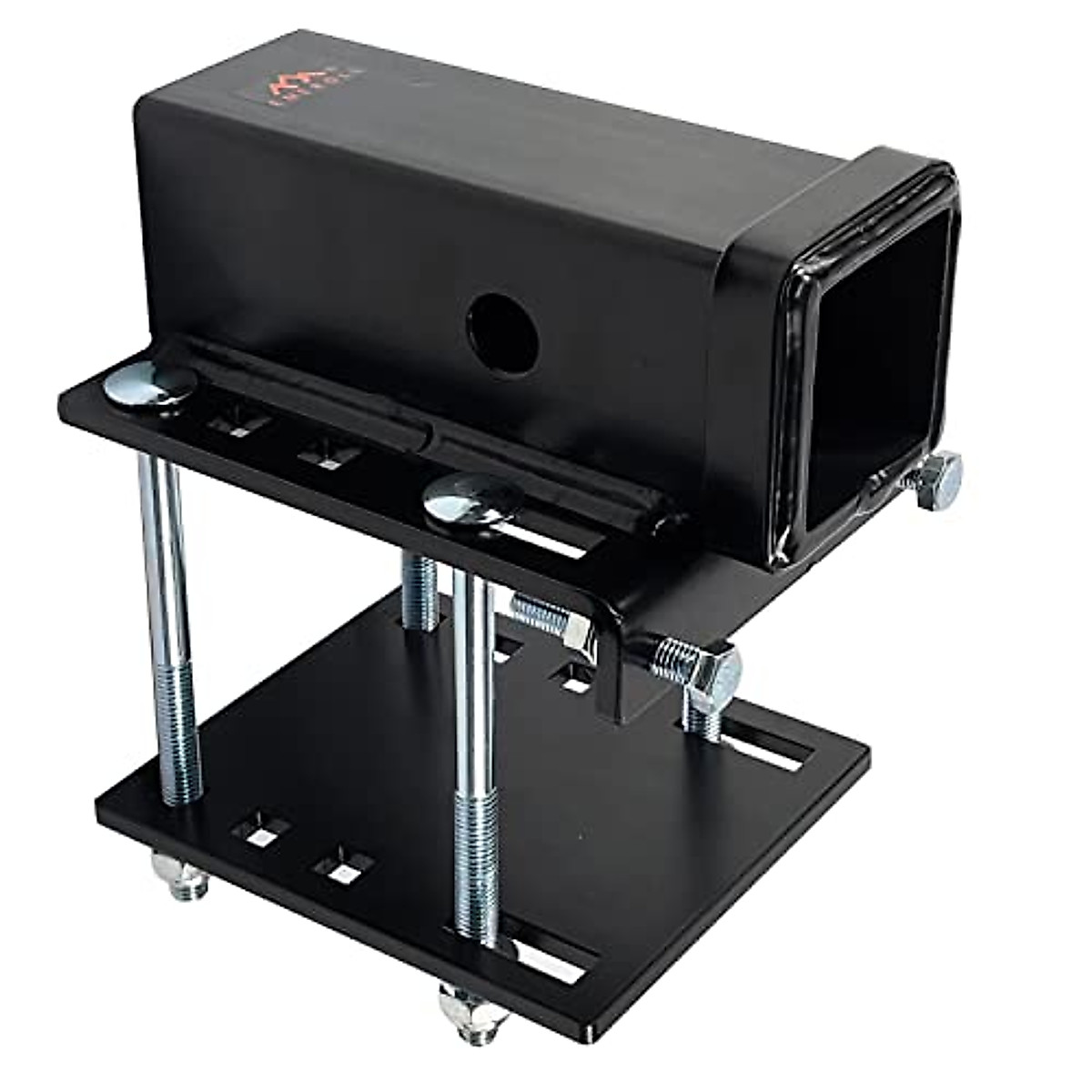 Bolt-on RV Bumper Hitch Receiver Adapter Fits 3-4" Beam, 2" Receiver, Trailer Accessories Best for Mounting Bike Racks & Cargo Carriers